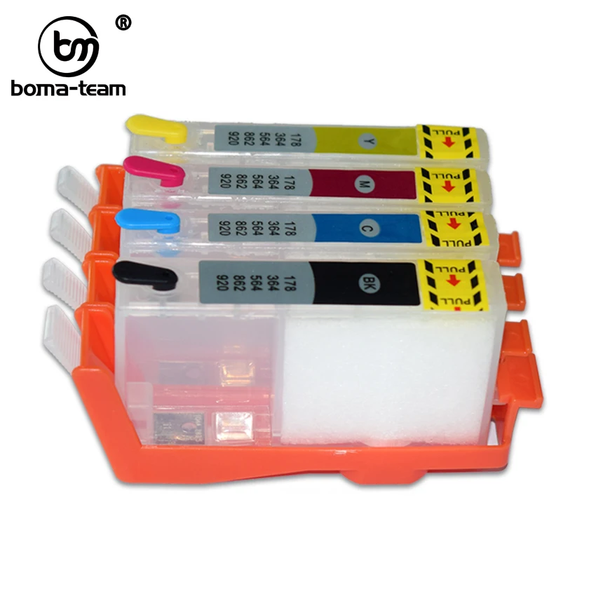 Refillable-Ink-Cartridge-With-Permanent-Chip-For-Hp-364-XL-DeskJet ...