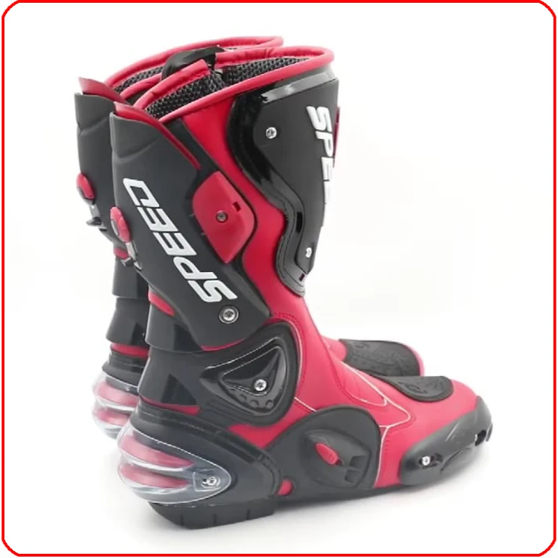 B1001-Motorcycle-Racing-Boots-Professional-SPEED-Biker-Shoes-Motorbike ...
