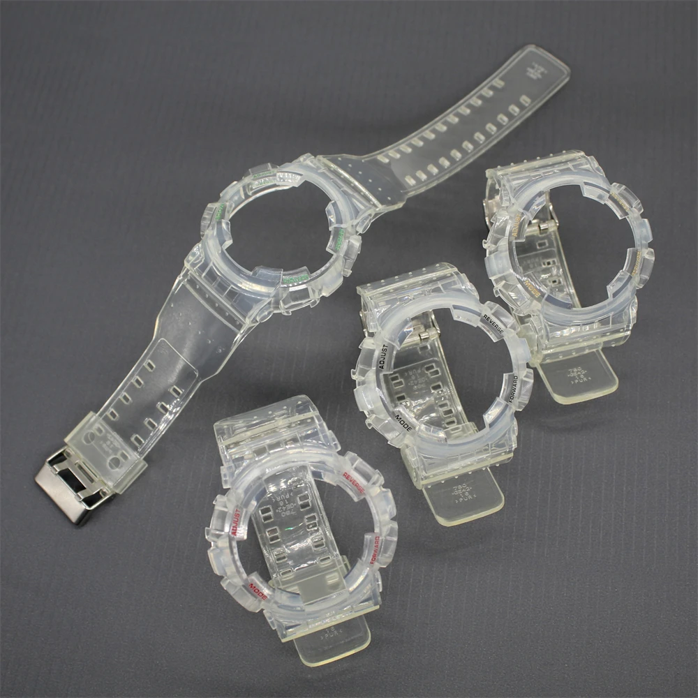 Transparent-Color-Integrated-set-Watchband-for-Casio-G-SHOCK-GA100 ...