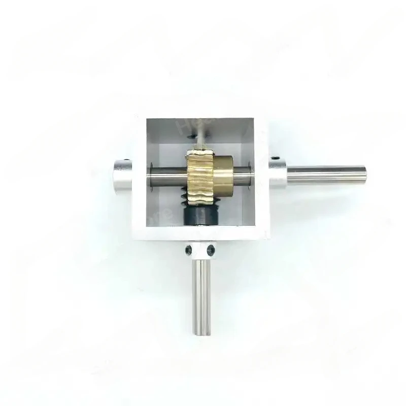 Worm gear reducer, small gearbox, 90 degree right angle reversing ...