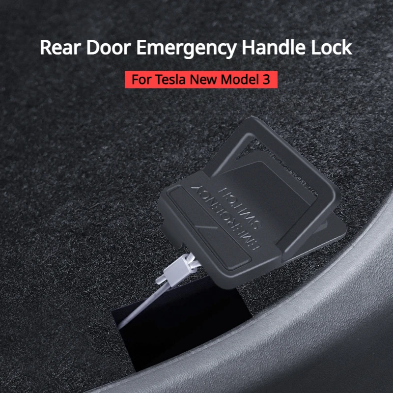 2PCS-Rear-Door-Emergency-Handle-Lock-for-Tesla-New-Model-3-Highland ...