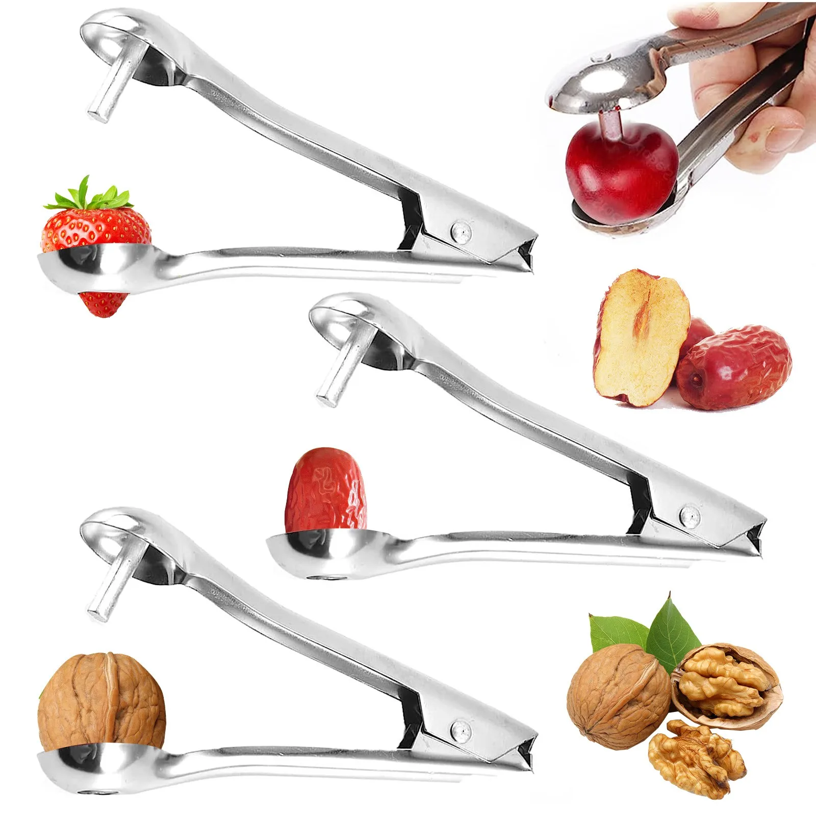 1PC Peach Corer Stainless Steel Cherry Corer Portable Cherry Seed 1PC Peach Corer Stainless Steel Cherry Corer Portable Cherry Seed