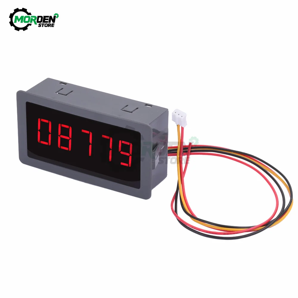 DC3-15V-LED-Tachometer-Gauge-RPM-Speed-Meter-5-Digit-Frequency-Meter ...