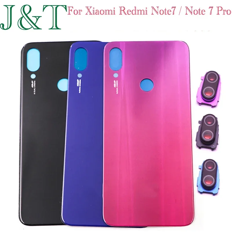 For-Xiaomi-Redmi-Note-7-Battery-Cover-Back-Door-Glass-Panel-For-Redmi ...