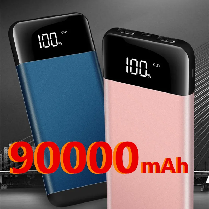 PD 20W 90000mAh Power Bank Portable Charging External Battery Charger ...