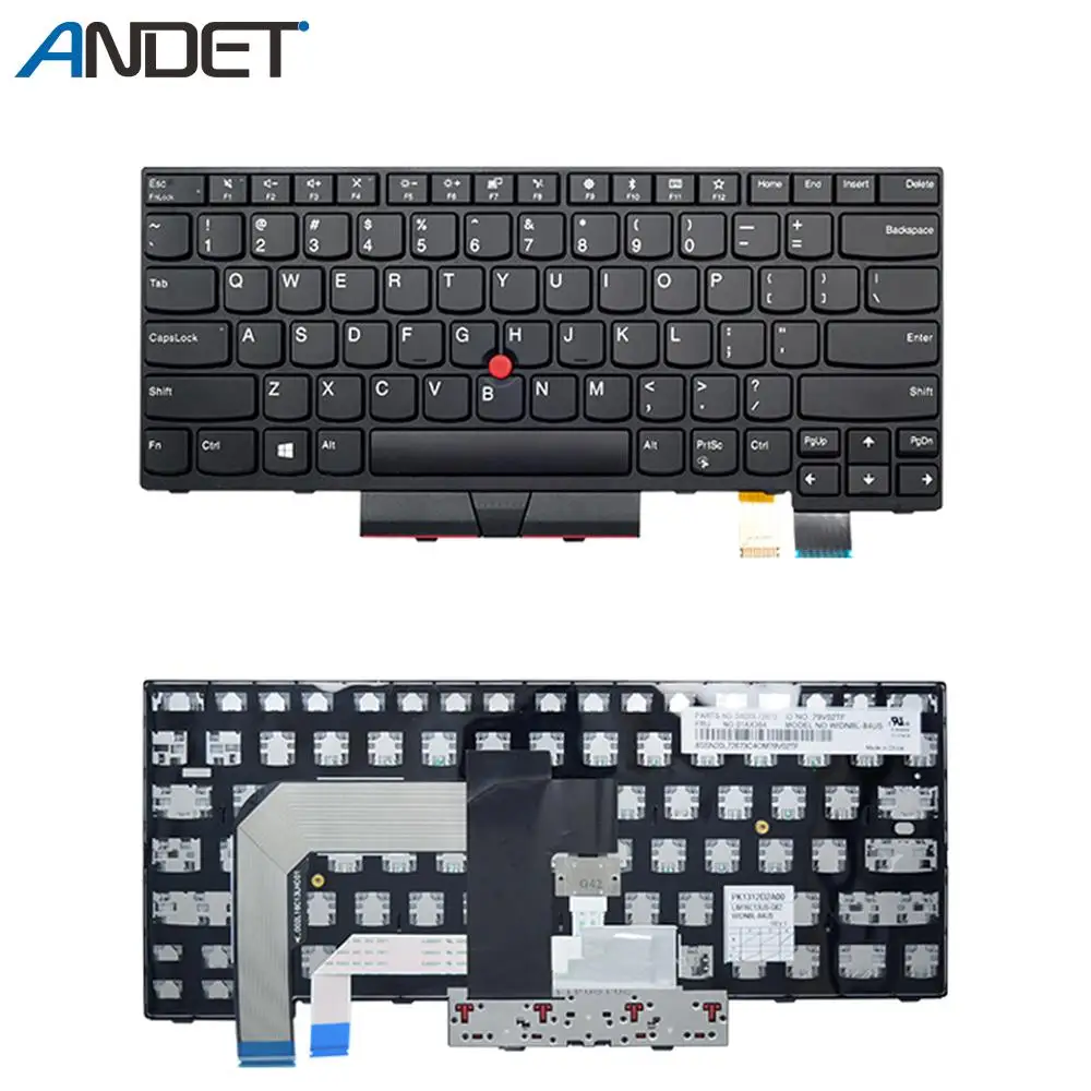 New Original US Laptop Keyboard For Lenovo Thinkpad T470 T480 A475 A485 ...