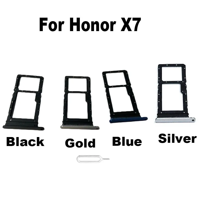 New-For-Huawei-Honor-X7-Sim-Card-Tray-Slot-Holder-Socket-Adapter ...