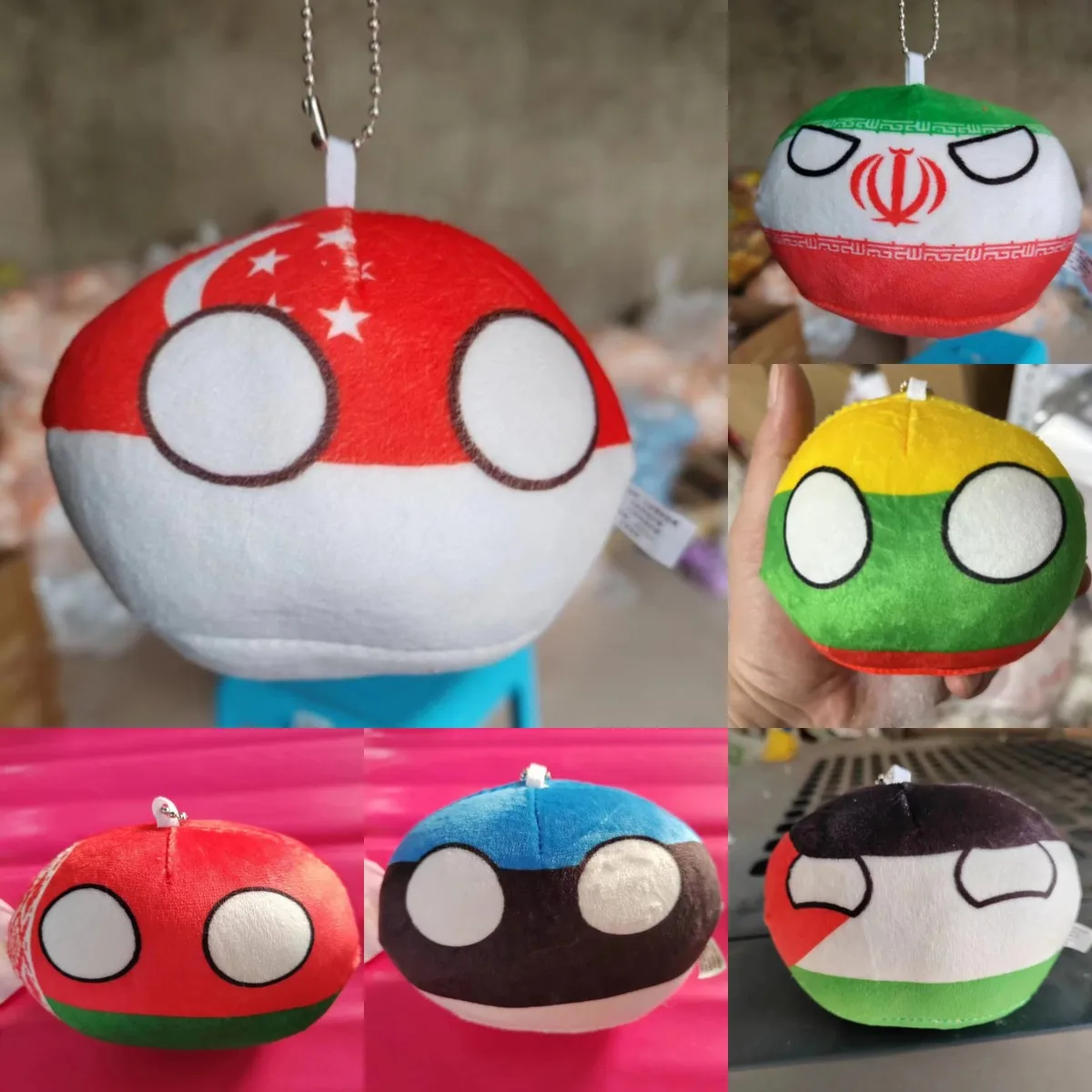 70-styles-10cm-Country-Ball-Plush-Toys-Polandball-Pendant-Country-Balls ...