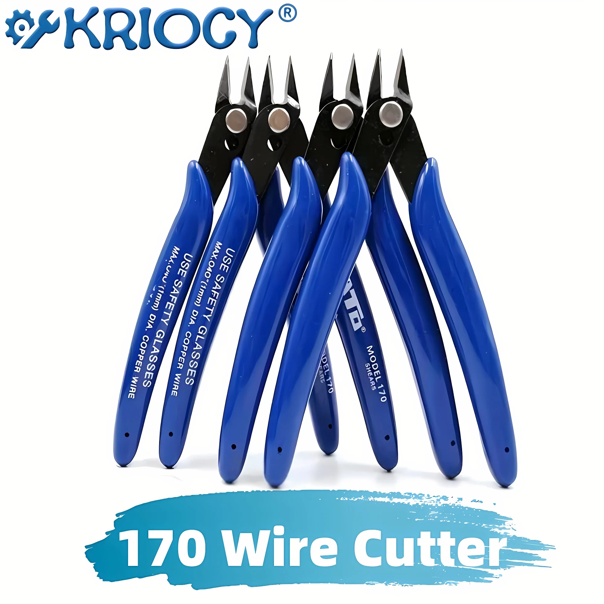 170-Wire-Cutter-DIY-Trimmer-Diagonal-Side-Cutting-Cable-Nippers-Red ...