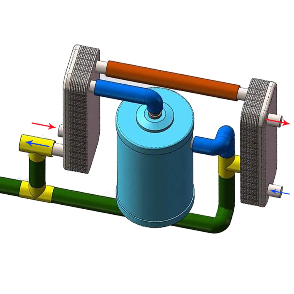 4-2Nm3-h-compressed-air-pre-cooler-made-of-stainless-steel-is ...