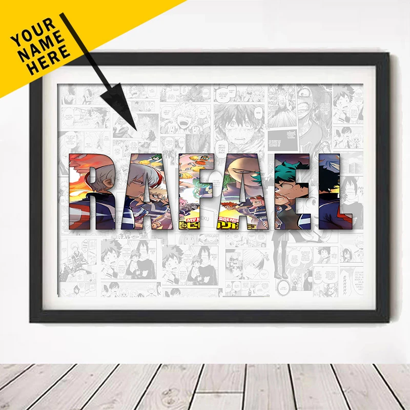 My Hero Word Art