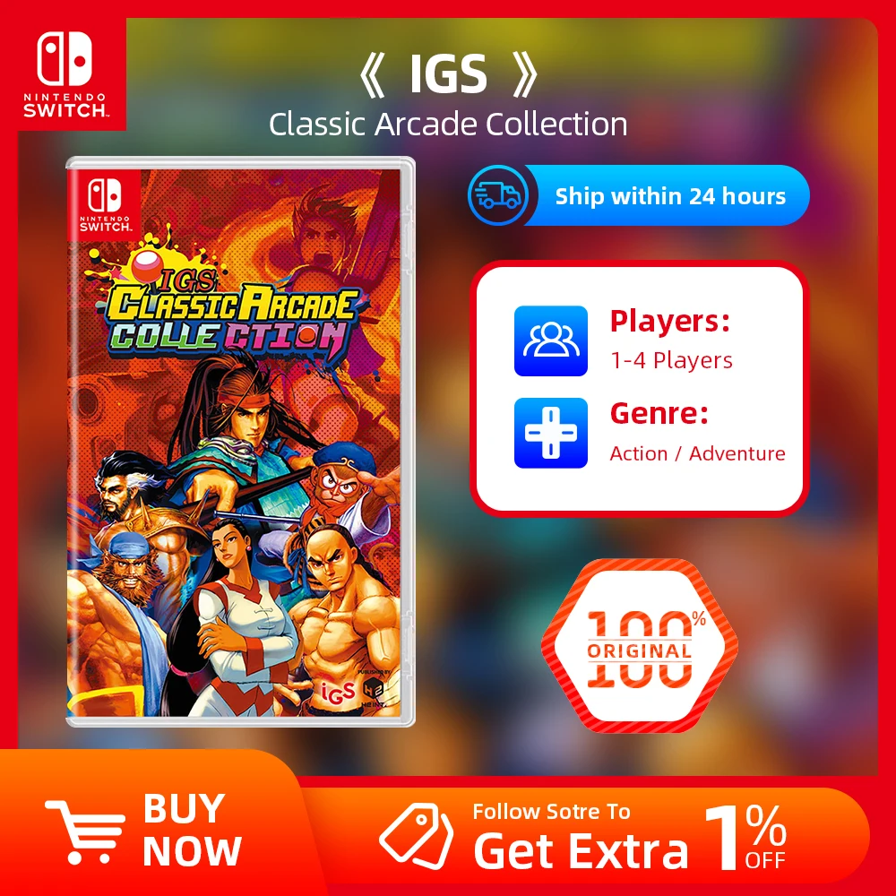 Nintendo-Switch-Game-Deals-IGS-Classic-Arcade-Collection-Games-Cartridge-Physical-Card-for ...