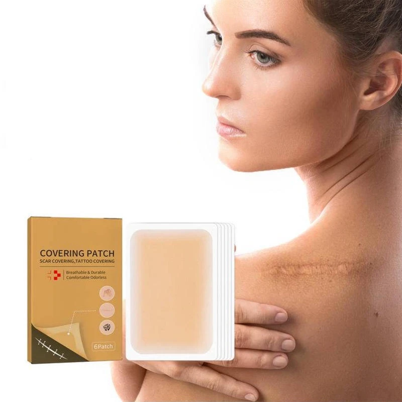 6PCS-Silicone-Scar-Patches-Removal-Invisible-Concealer-Pad-Gel ...