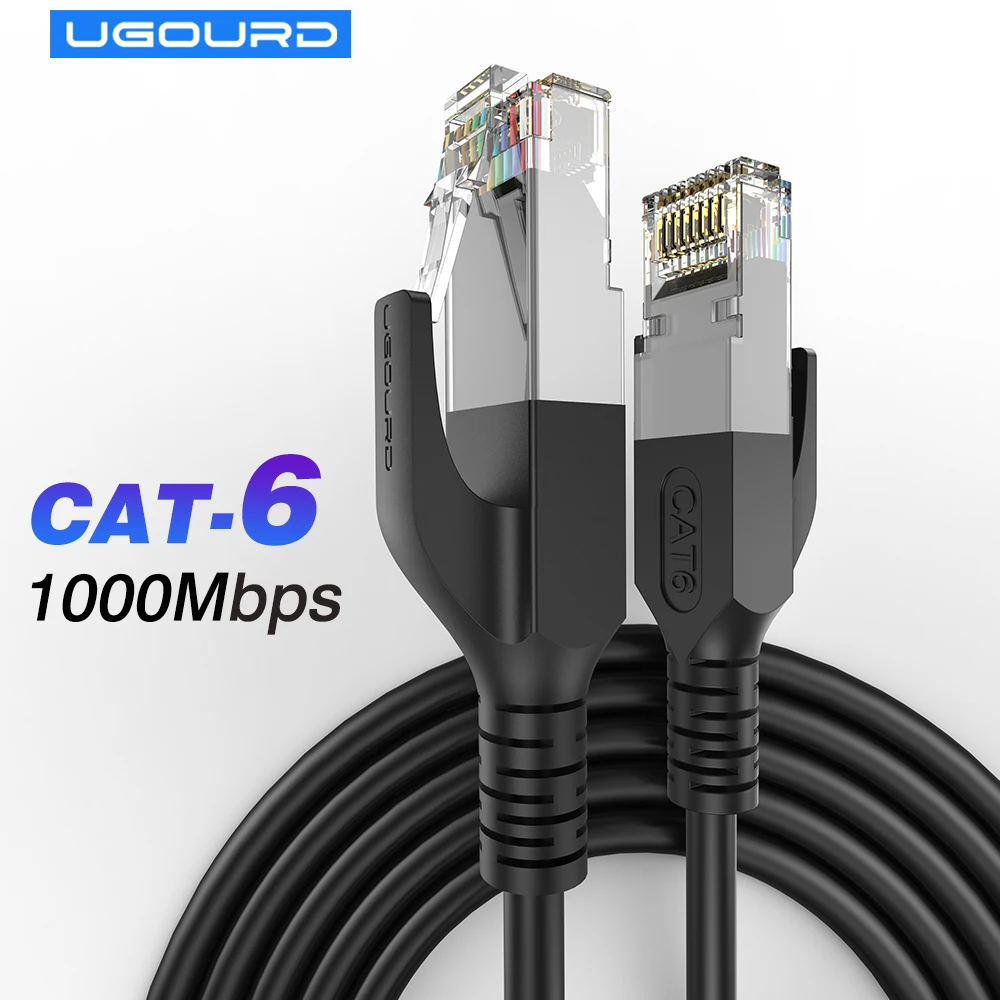 1000Mbps Cat6 Ethernet Cable RJ45 Cat 6 Internet Network Patch Cable ...