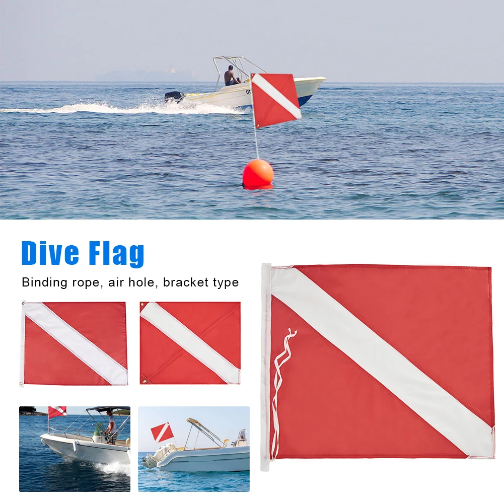 Scuba Diving Flag Boat
