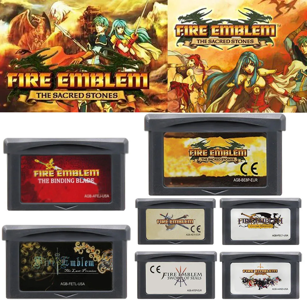GBA-Game-Fire-Emblem-Series-Cartridge-32-Bit-Video-Game-Console-Card ...