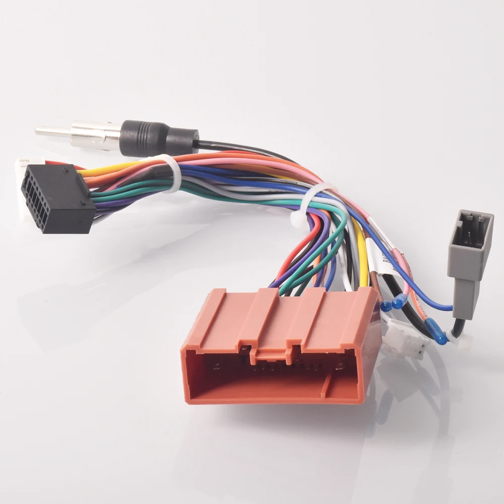 Car-Radio-Stereo-Wiring-Harness-Cable-Adapter-Android-16pin-For-Mazda-3 ...