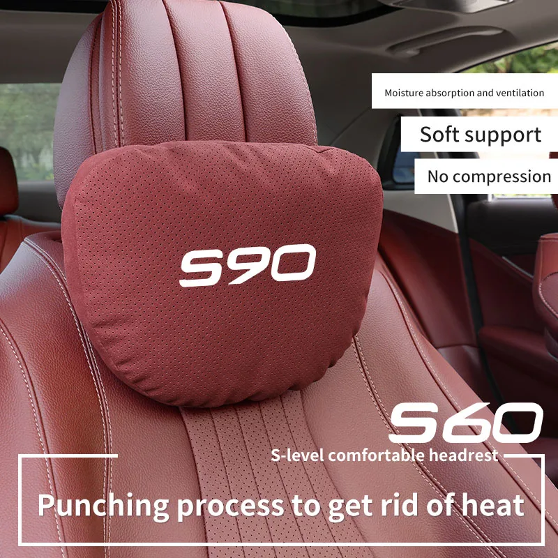 Car-Interior-Headrest-Waist-Rest-For-Volvo-S60-S90-Auto-Headrest-Neck ...