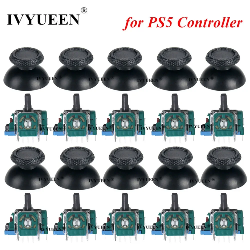 IVYUEEN-10-Sets-for-PlayStation-5-PS5-Slim-Controller-3D-Analog-Thumb ...