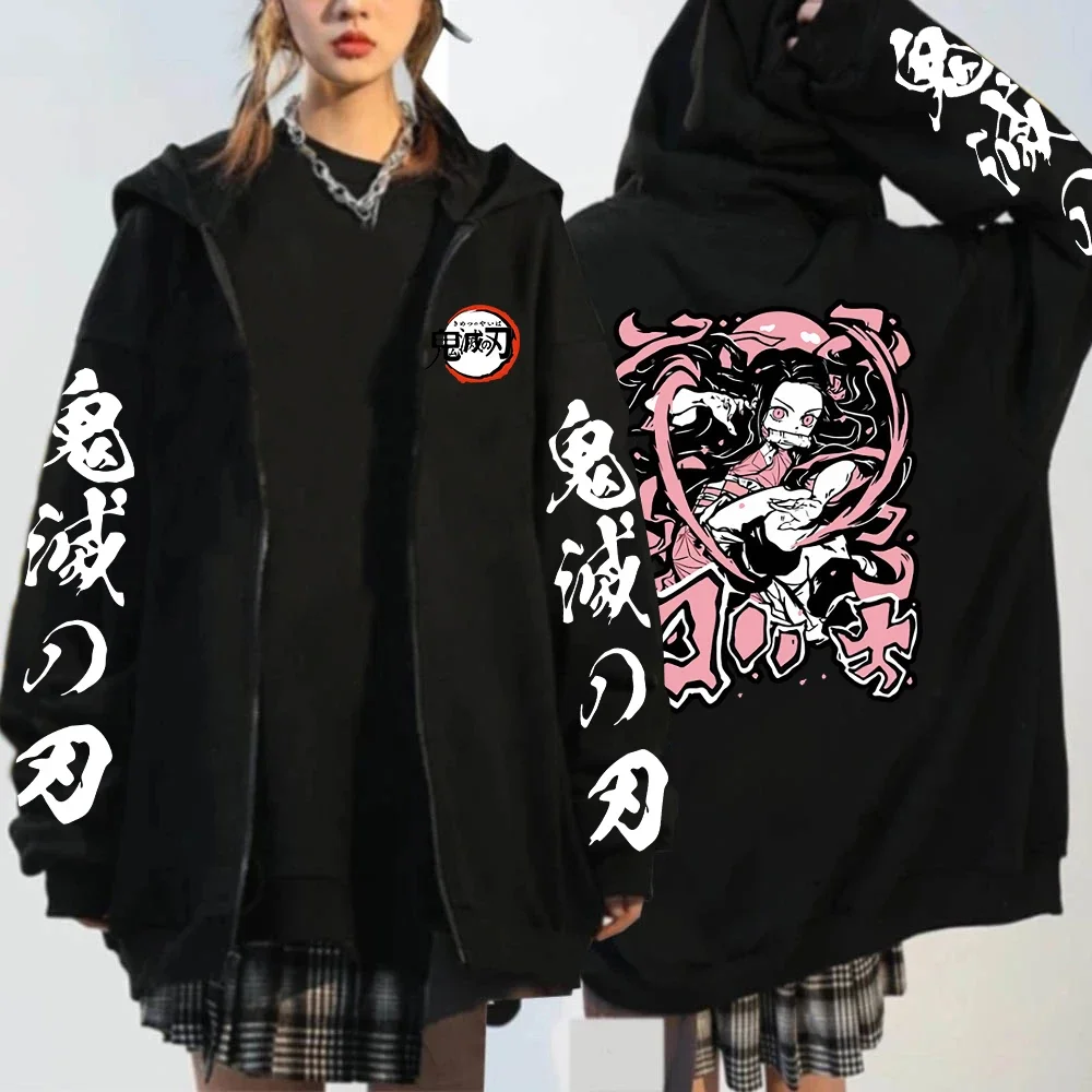 Anime-Demon-Slayer-Hoodies-Kimetsu-no-Yaiba-Cool-Nezuko-Kamado-Gothic ...
