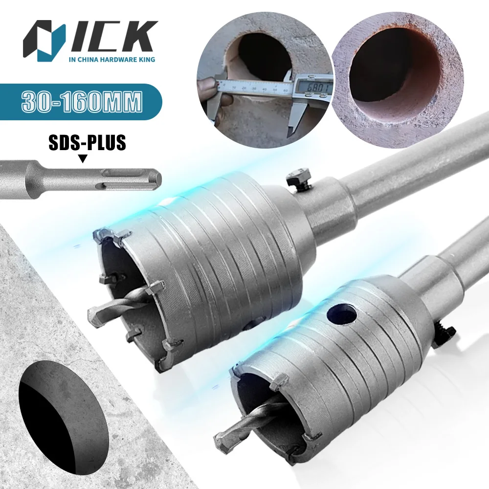 Drilling for Concrete Wall Hole Saw SDS PLUS Shank Hammer Drill Bit ...