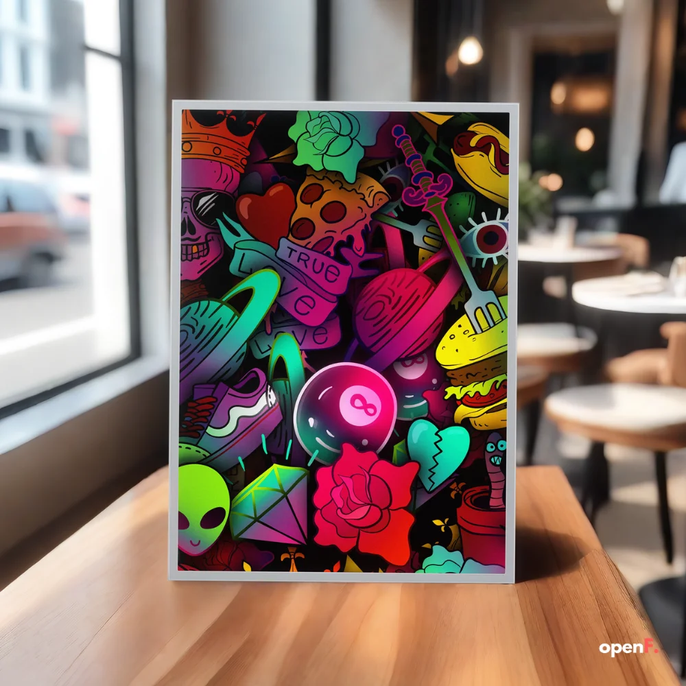 LED-art-atmosphere-neon-light-painting-ins-hot-USB-dimming-photo-frame ...