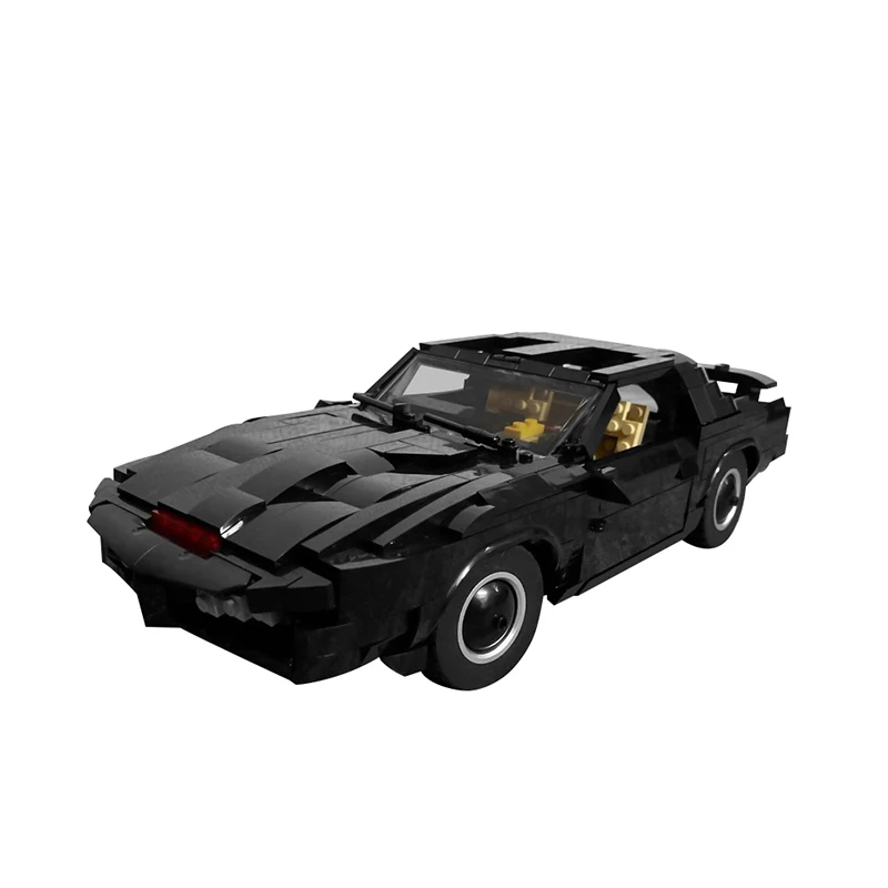 MOC-Knights-Riders-KITT-Car-Building-Blocks-Set-City-Speed-Champions ...