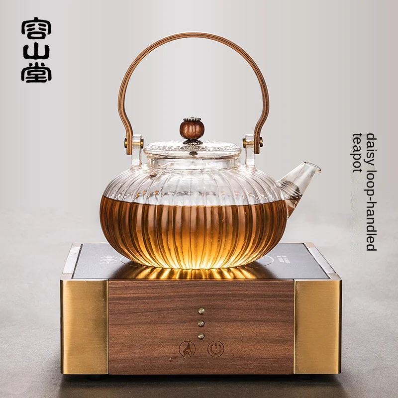 Glass-Teapot-Thick-Heat-Resistant-Kettle-Tea-Cooker-Solid-Wood-Electric ...