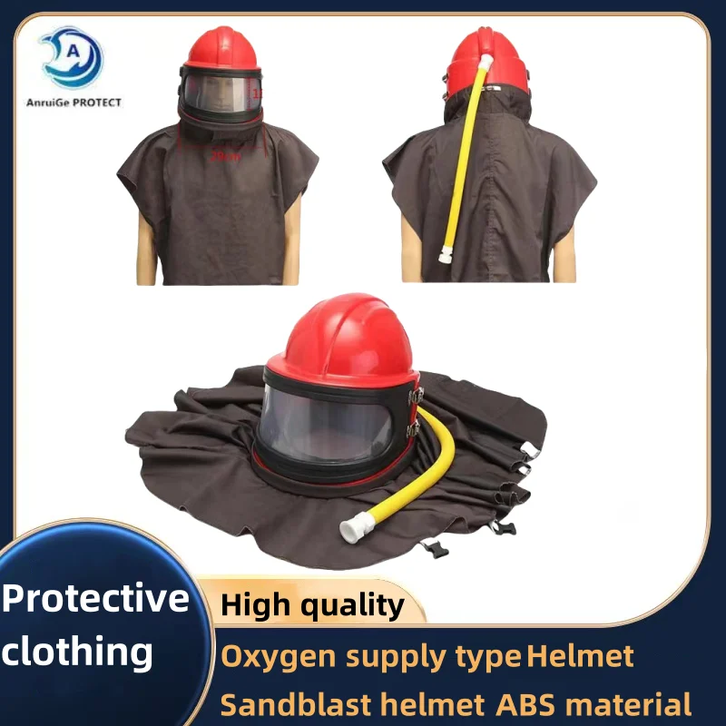 Protective-sandblasting-helmet-high-quality-ABS-dust-mask-sandblasting ...