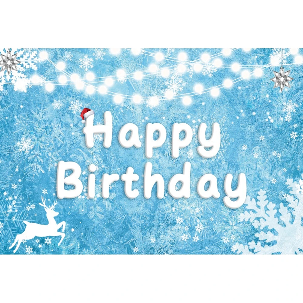 Winter Birthday Backgrounds