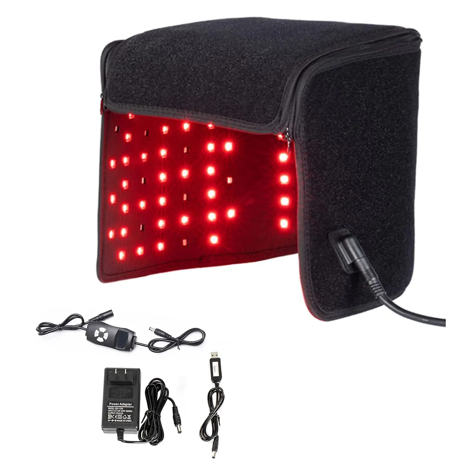 Red-Light-Cap-150-LEDs-Infrared-Light-Cap-660nm-Red-Light-and-830nm ...