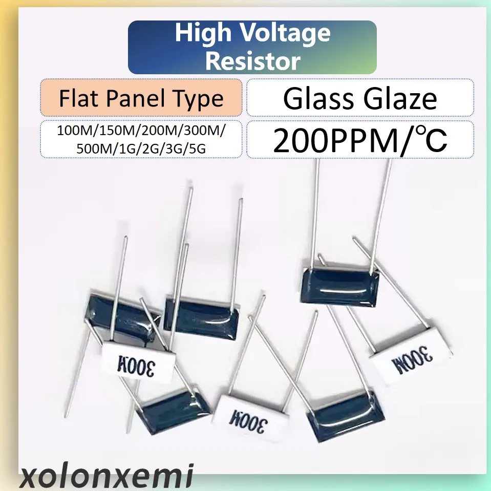 5pcs RI82 Glass Glaze Resistor Flat Chip High Voltage Resistance DIP ...