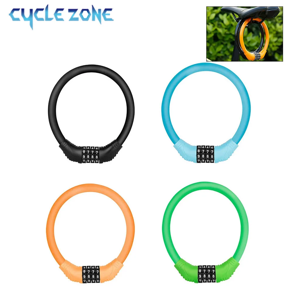 4-Digital-Code-Bicycle-Cable-Lock-Anti-theft-Alloy-Steel-MTB-Road-Bike ...