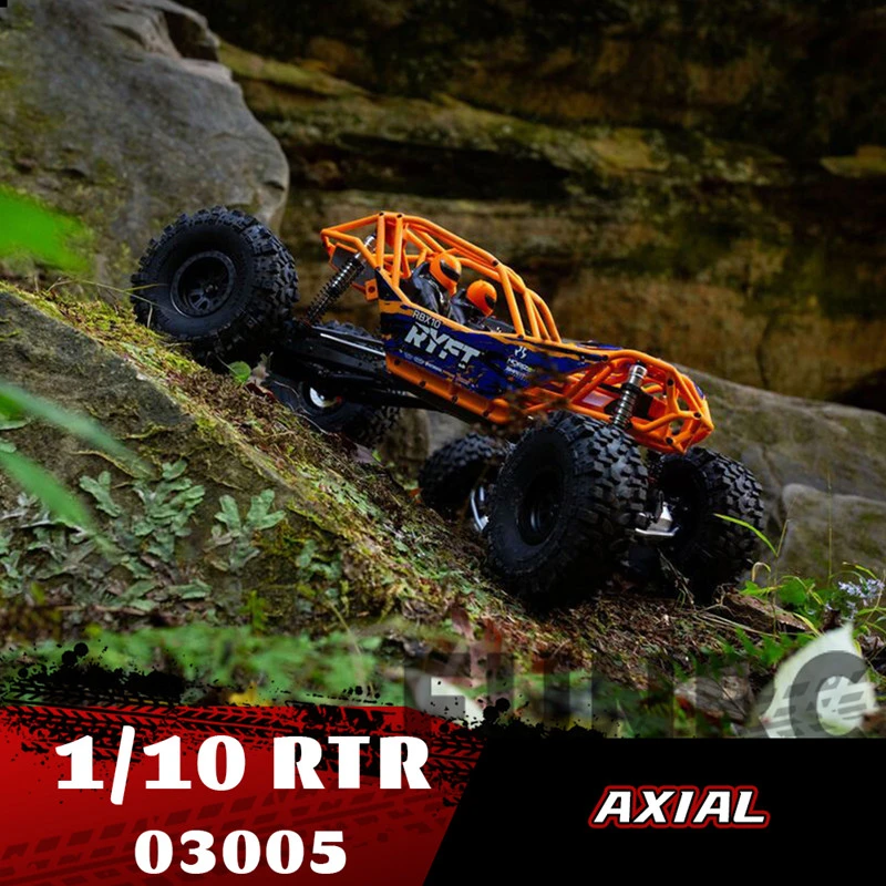 Coche todoterreno teledirigido Axial 03005 1/10, vehículo teledirigido RBX10 Ryft 4WD, RTR sin ...