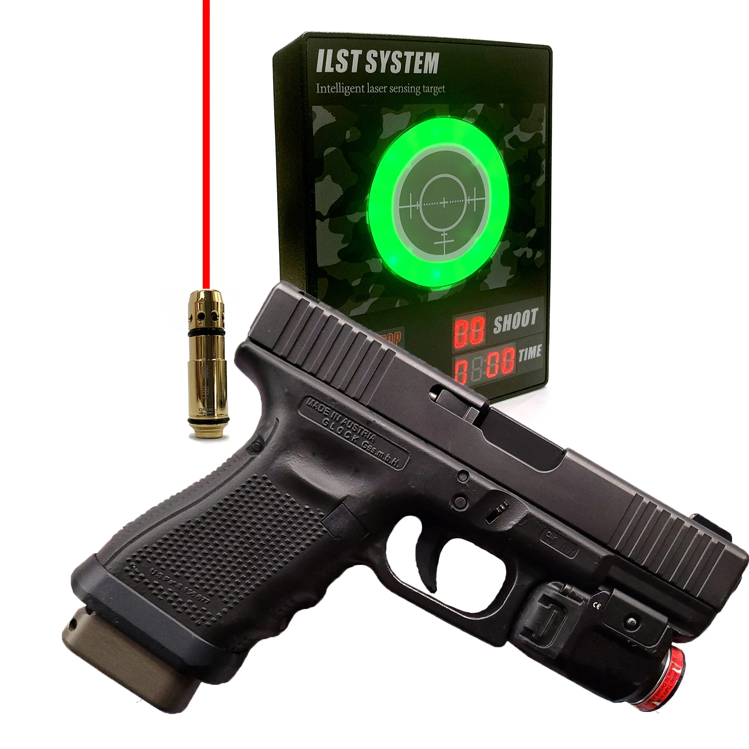 For Glock/CZ Shadow 2 Gun Loaded 9x19mm Dry Fire Laser Bullet, Laser ...