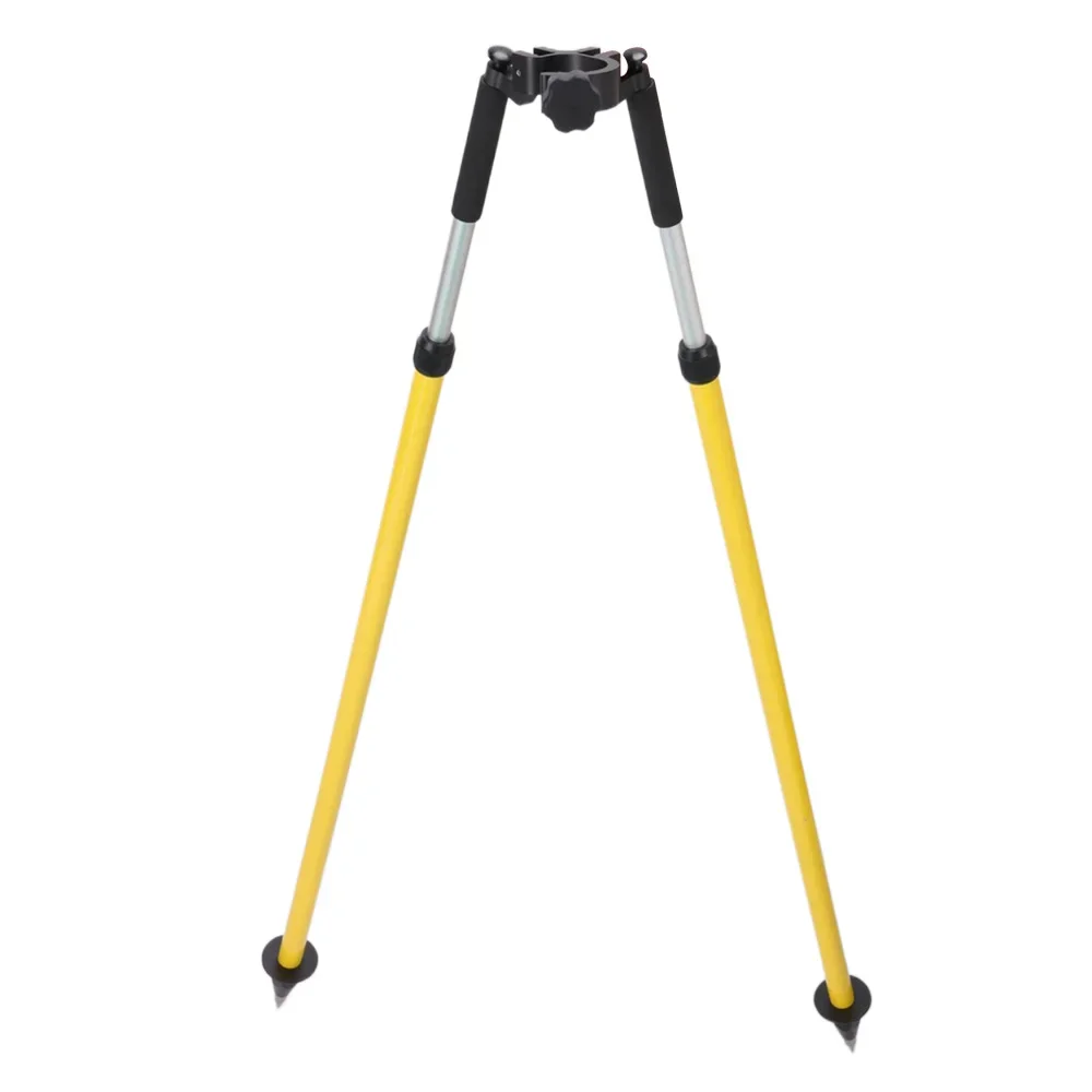 DZ22AYellow-Aluminum-Bipod-With-Thumb-Release-Clamp-For-Prism-Pole ...