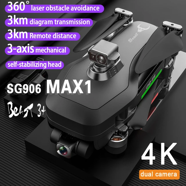 SG906 MAX1 Dron 4K Professional With Camera 5G WIFI Obstacle Avoidance ...