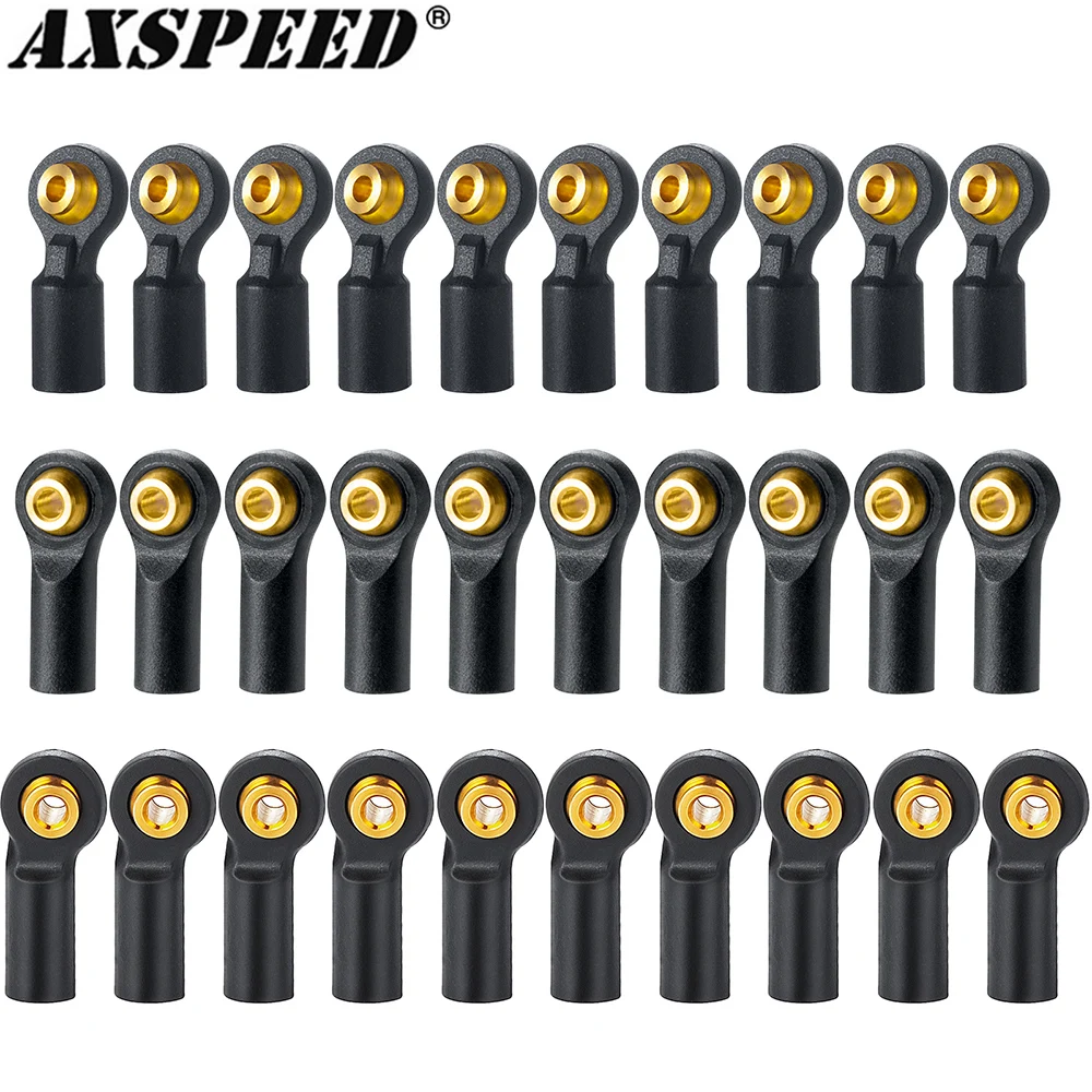 AXSPEED-10PCS-M2-Plastic-Rod-Ends-Link-Balls-Head-Joints-for-Axial ...