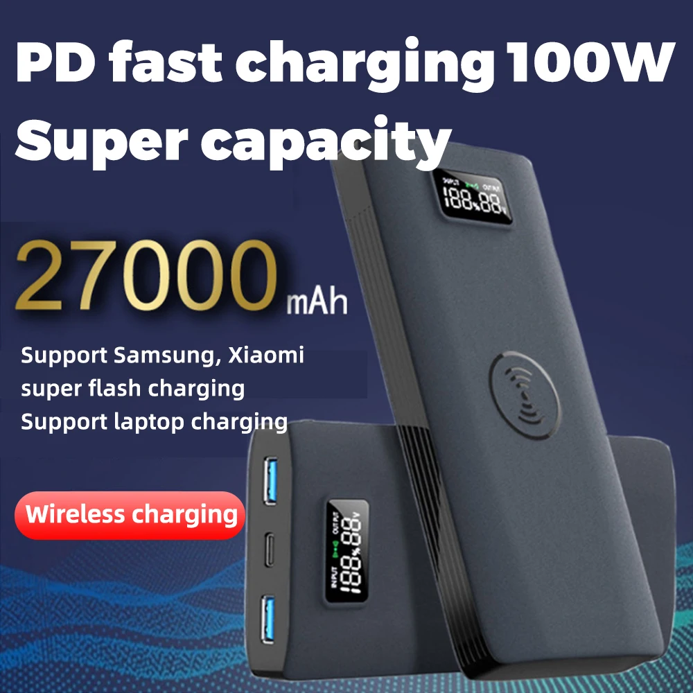 PD100W-Input-65W-DC120W-Adjustable-27000mah-PD-QC-AFC-FCP-Multiprotocol ...