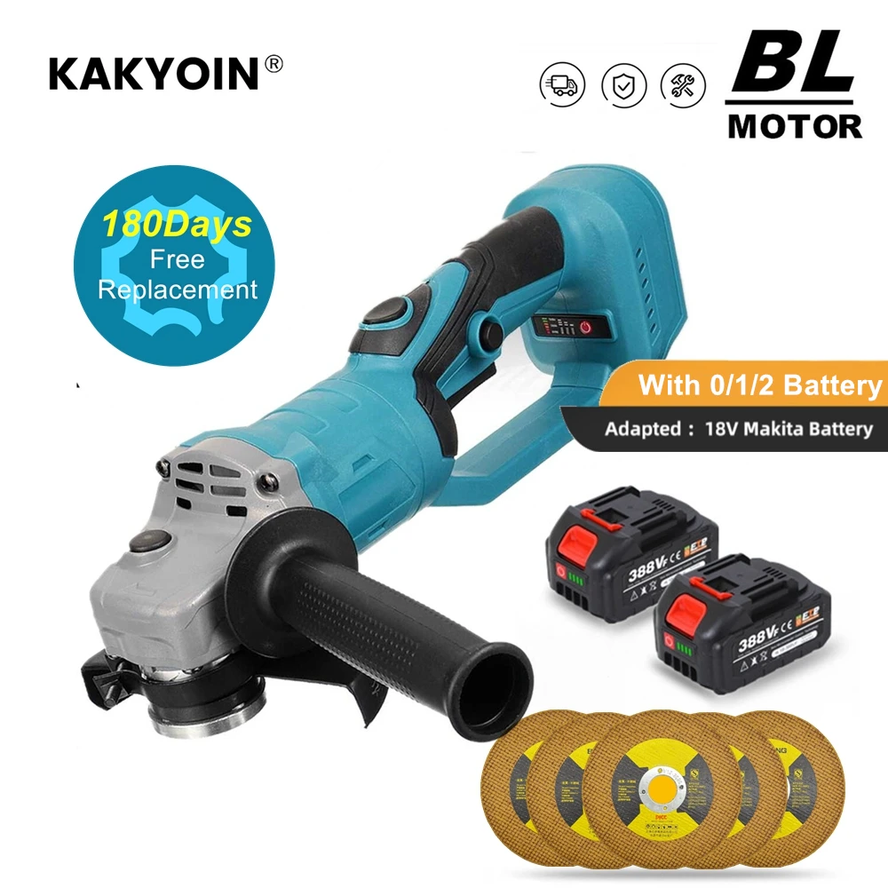 Brushless-125MM-M14-Electric-Angle-Grinder-Cutting-Machine-Handheld ...
