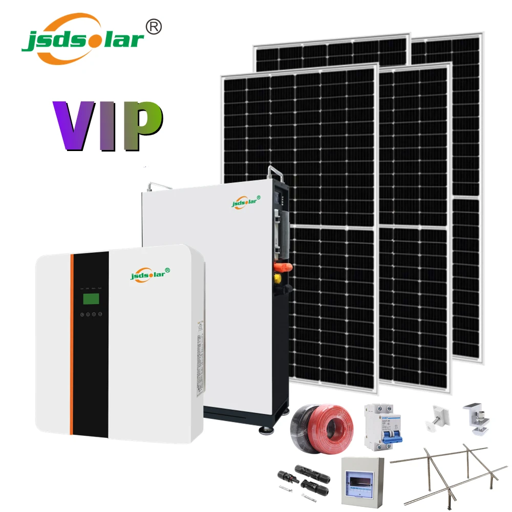 Jsdsolar Hybrid Off Grid / On Grid układ słoneczny dla domu kompletny ...