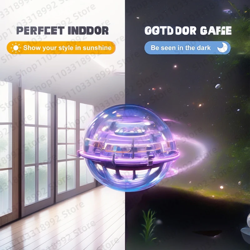 Boomerang-Fly-Orb-Magic-con-luces-LED-Dron-Hover-Ball-Fly-Nova-Orb ...