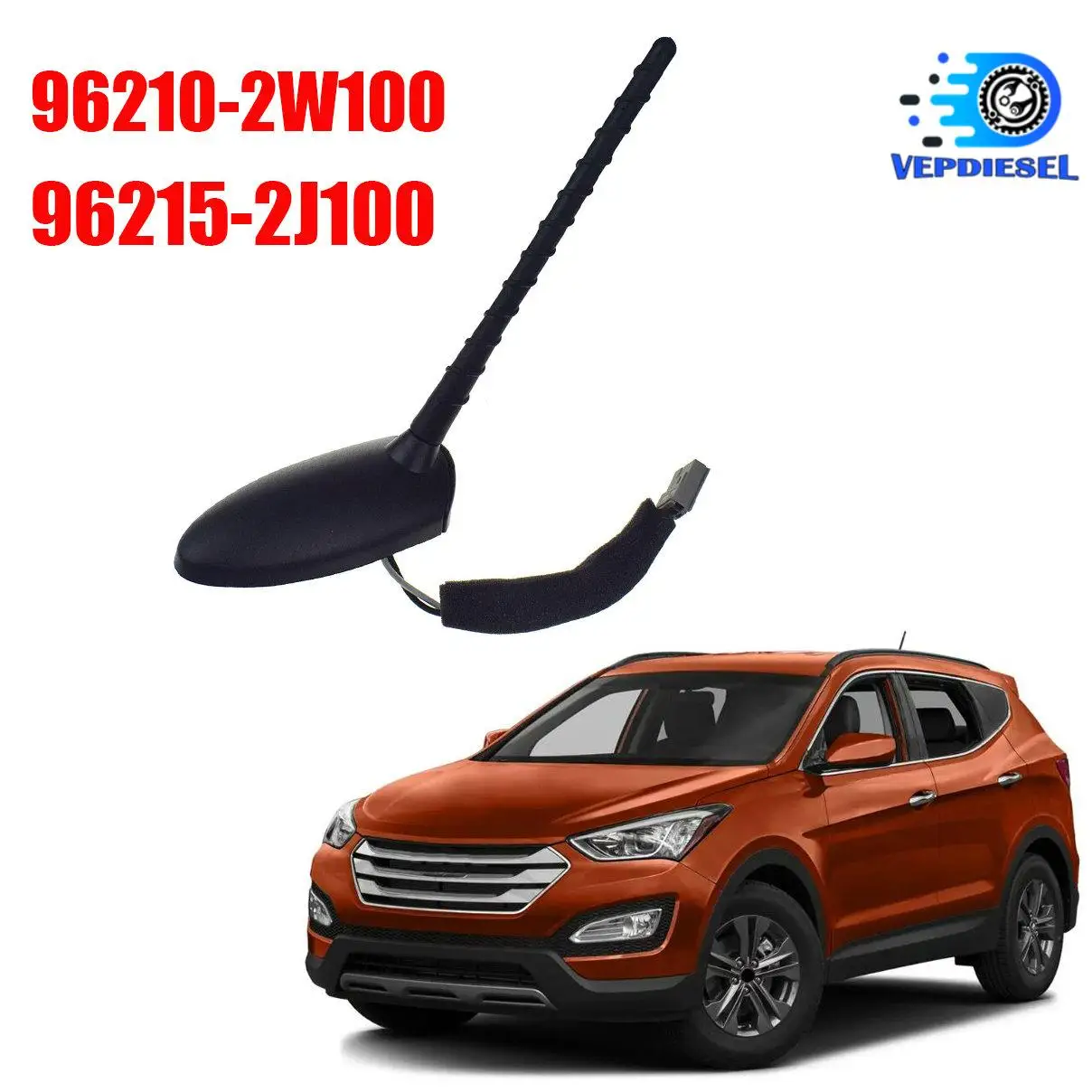 1pc-ABS-Roof-Antenna-Pole-Base-962152J100-962151W000-96210-2W100-For ...