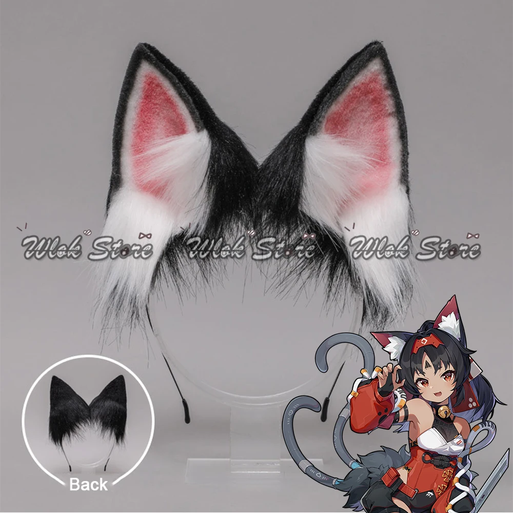 Diadema-con-orejas-de-gato-para-Cosplay-accesorios-de-juego-Zenless ...