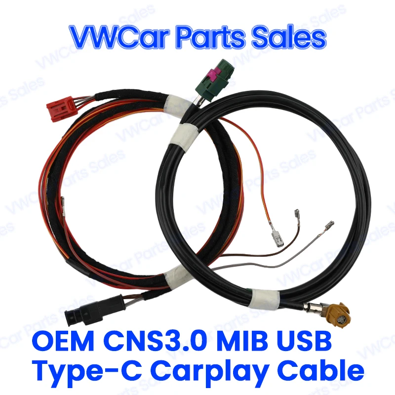 OEM-CNS3-0-MIB-USB-Type-C-Carplay-Socket-Cable-Front-Rear-USB-Adapter ...