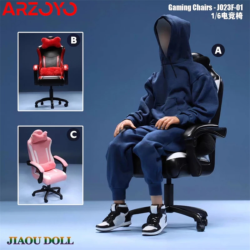 JIAOU-DOLL-JO23F-01-1-6-Scale-Miniature-Gaming-Computer-Chair-Office ...