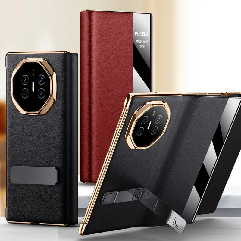 Smart Window For Huawei Mate XT XTS Ultimate Case Rotating Stand PU ...