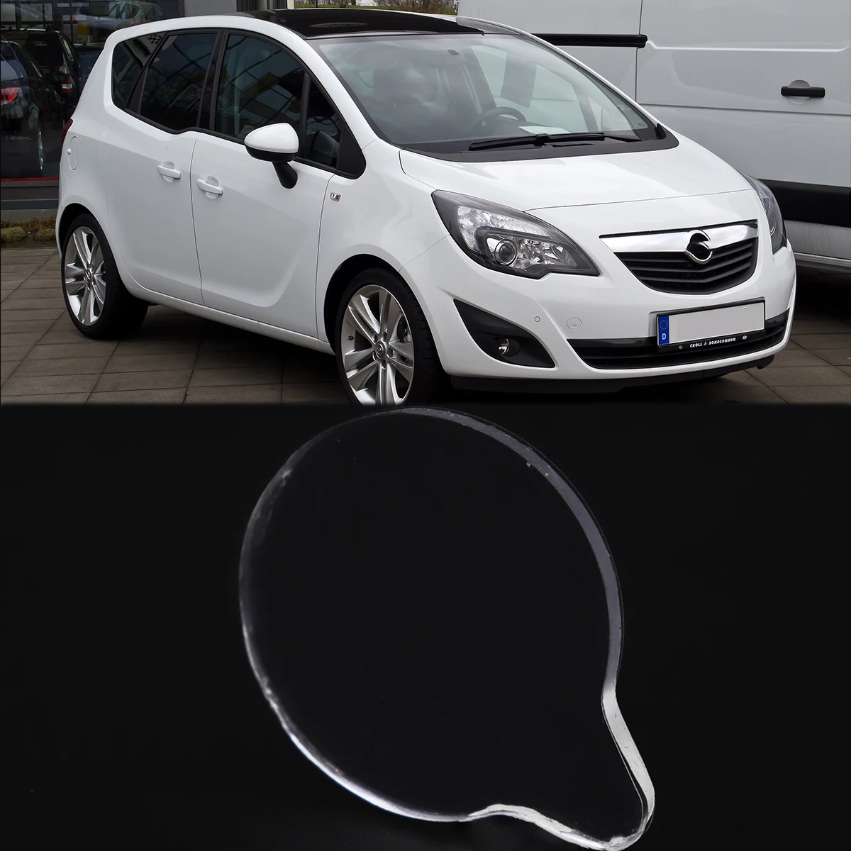 Rain-Light-Sensor-Gel-Pad-para-Opel-Meriva-B-pel-cula-adesiva-almofada ...