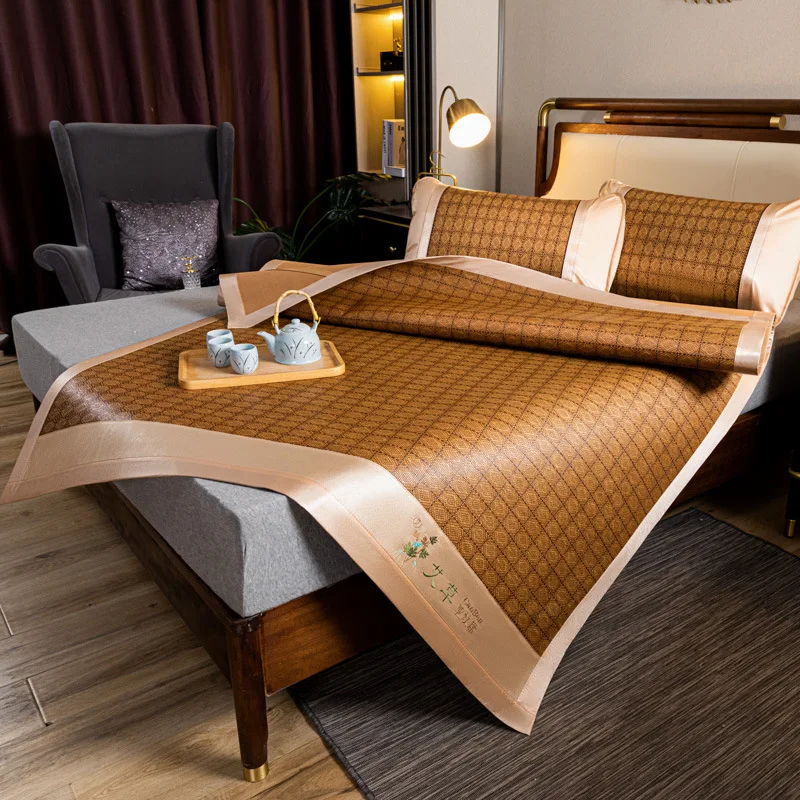 Japanese-Tatami-Rattan-Mat-Thin-Summer-Cool-Mattress-for-Bed-Carpet ...