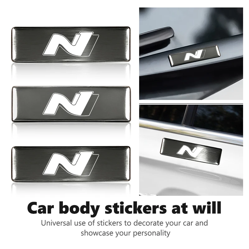 Car Trunk Body Sticker Aluminum Alloy Emblem Auto Stickers For Hyundai ...